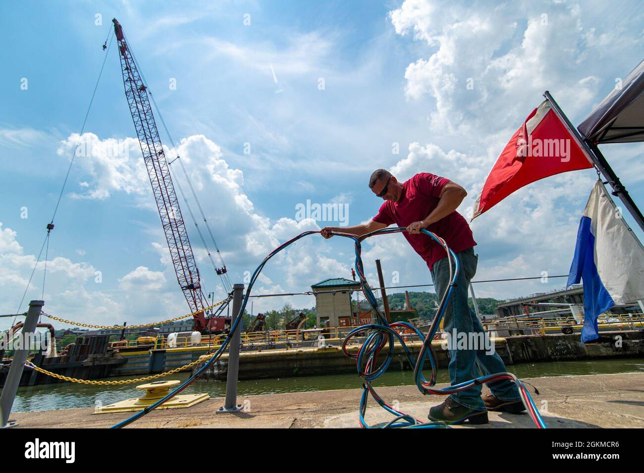 Jay Kochuga, the Pittsburgh District Dive Program coordinator for the U ...