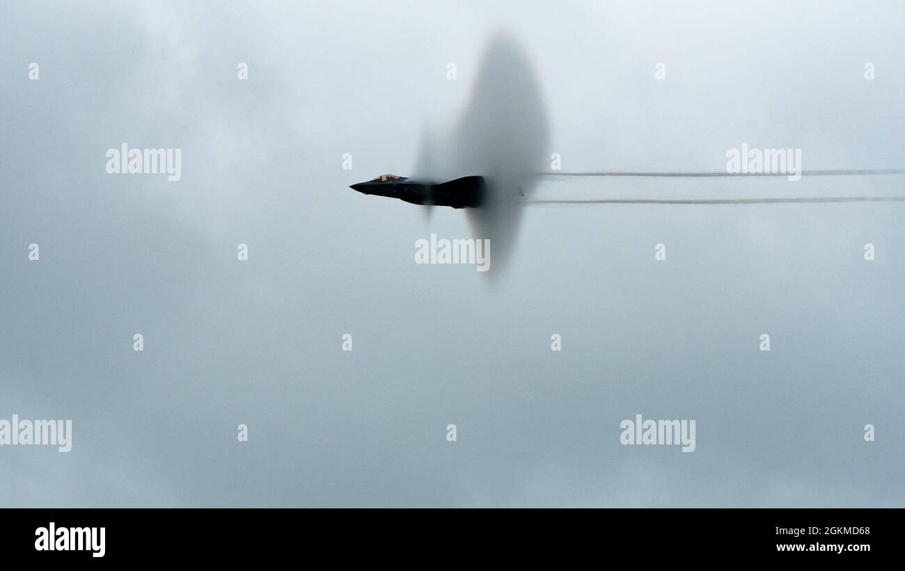 An F-35A Lightning II aircraft assigned to the Air Force’s F-35 Demo ...