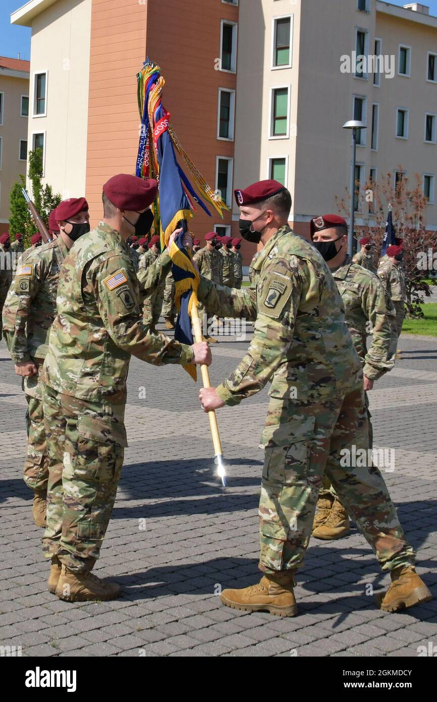 U.S. Army Lt. Col. Kevin M. Ward, incoming Command 2nd Battalion, 503rd ...