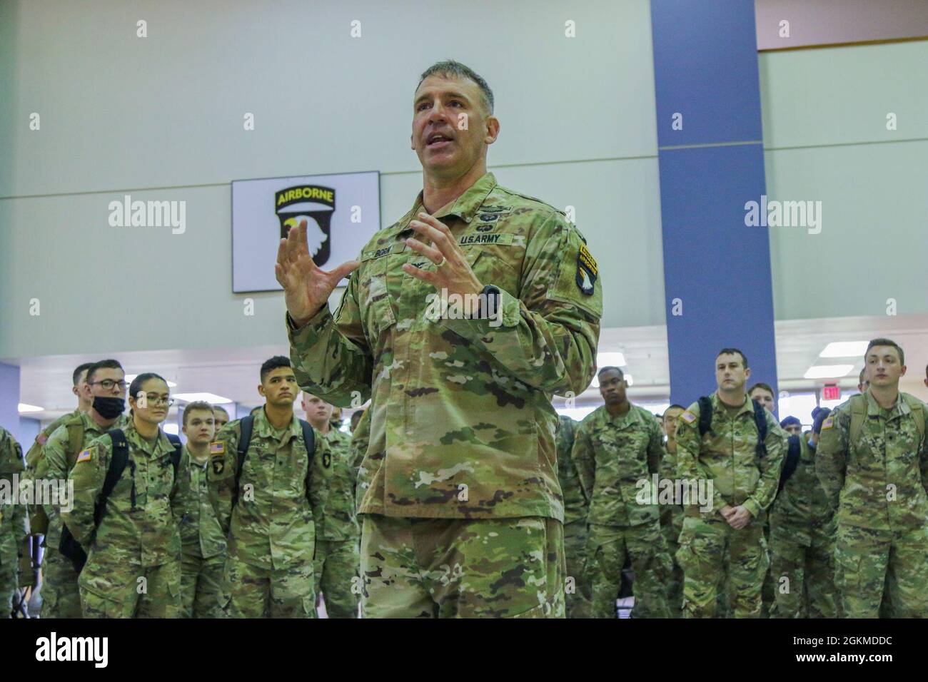 Col. Robert Born, commander of 1st Brigade Combat Team, 101st Airborne ...