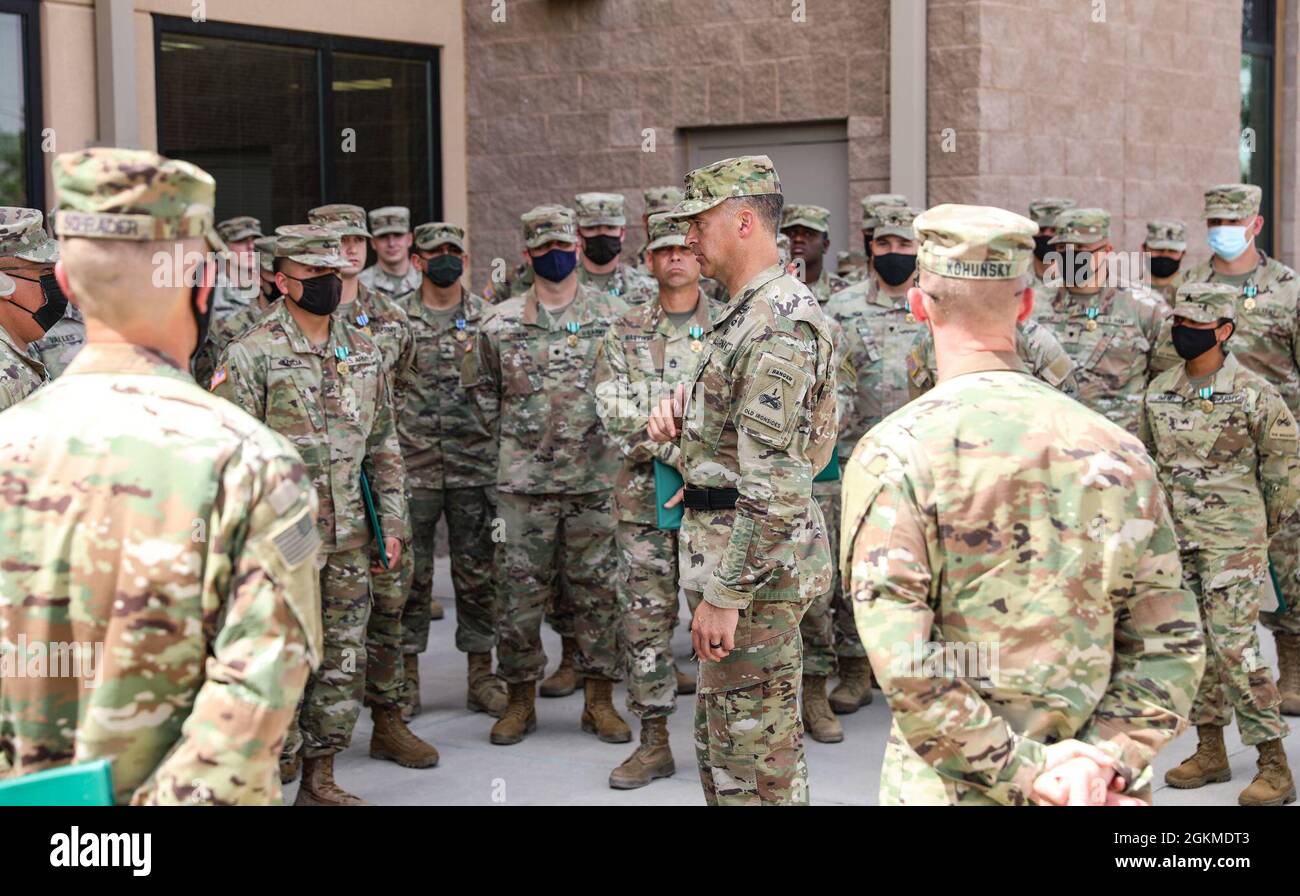 Maj. Gen. Sean Bernabe, senior commander, 1st Armored Division ...