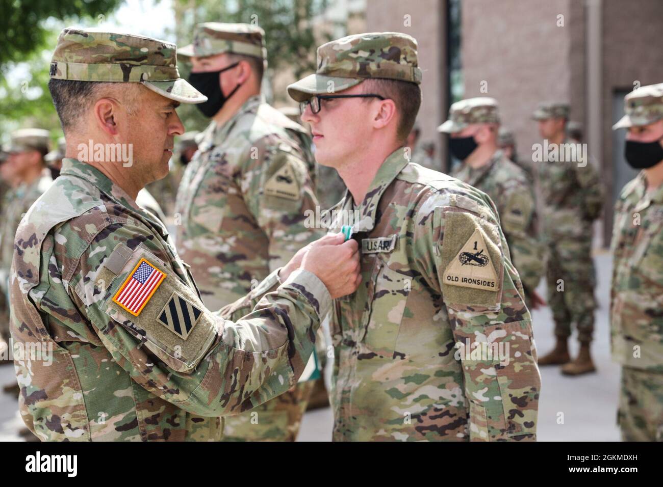 Maj. Gen. Sean Bernabe, senior commander, 1st Armored Division ...