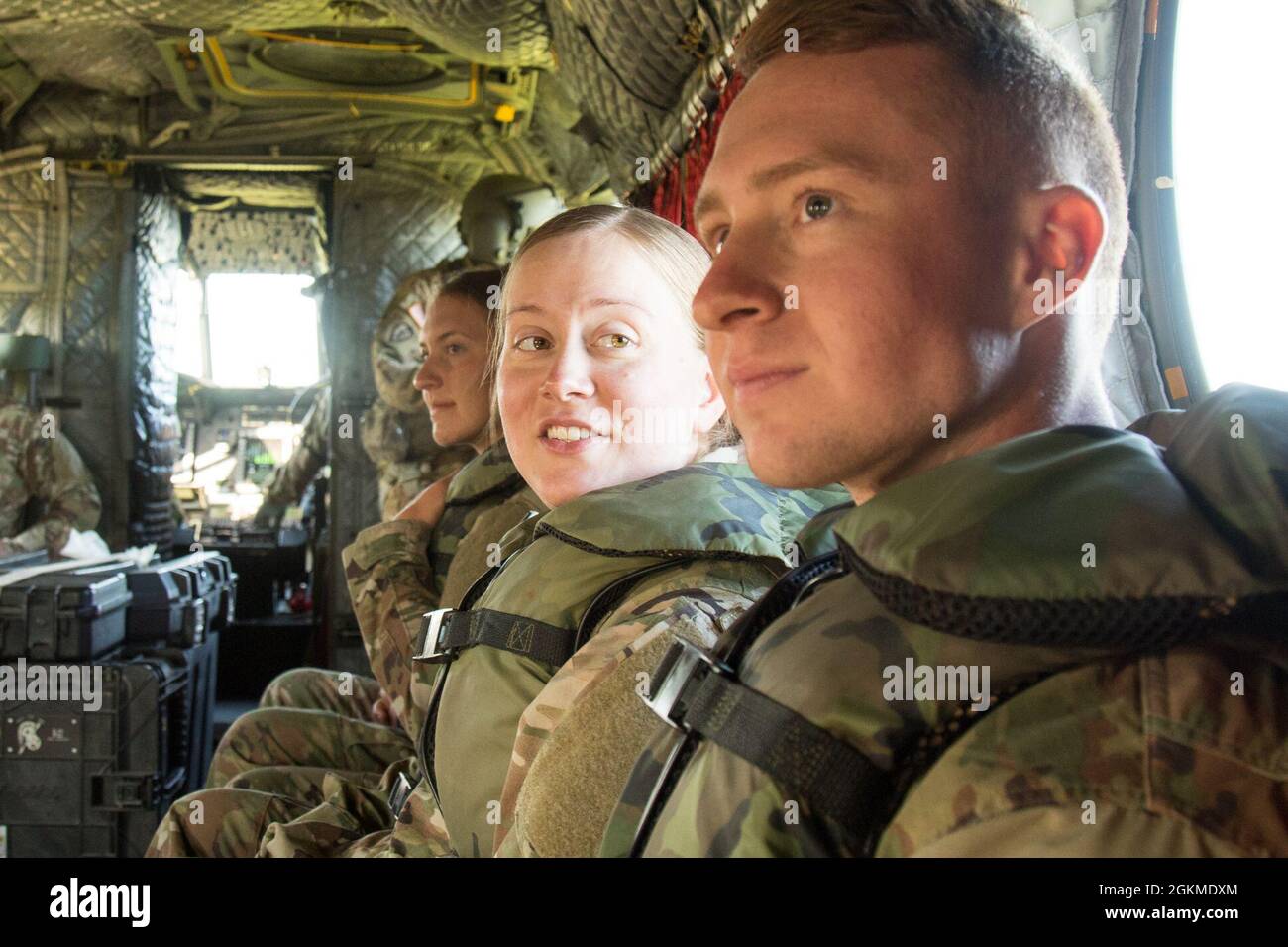 (From left to right): Spc. Alexis Stauffacher, Sgt. Jennifer Philips ...