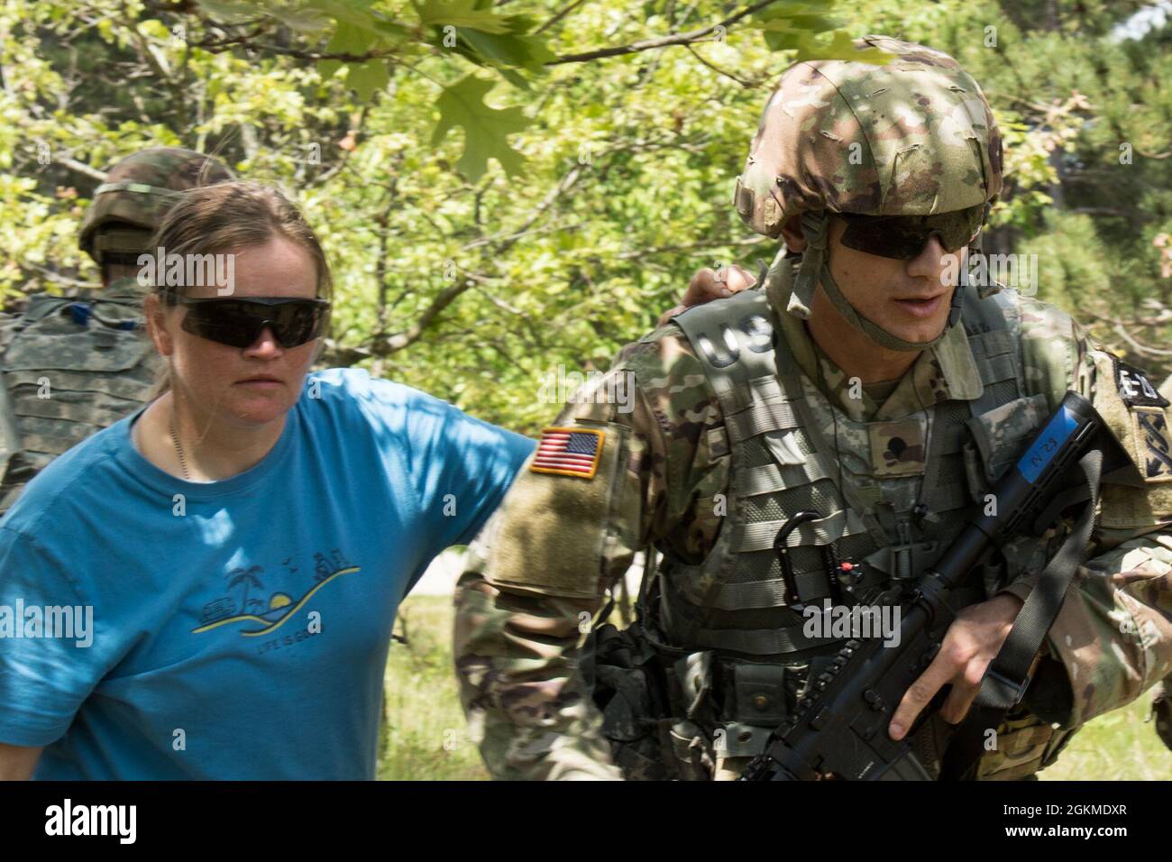 Spc. Omid Skinner, a U.S. Army Reserve Soldier from the 377th Theater ...