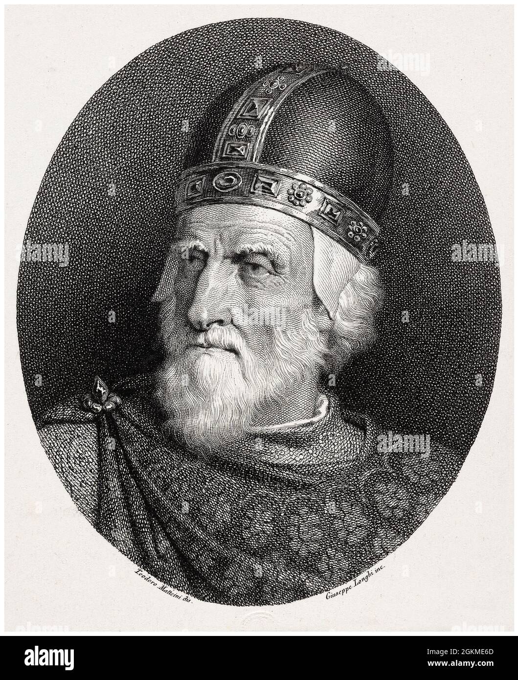 Portrait of a king wearing a crown Cut Out Stock Images & Pictures - Alamy