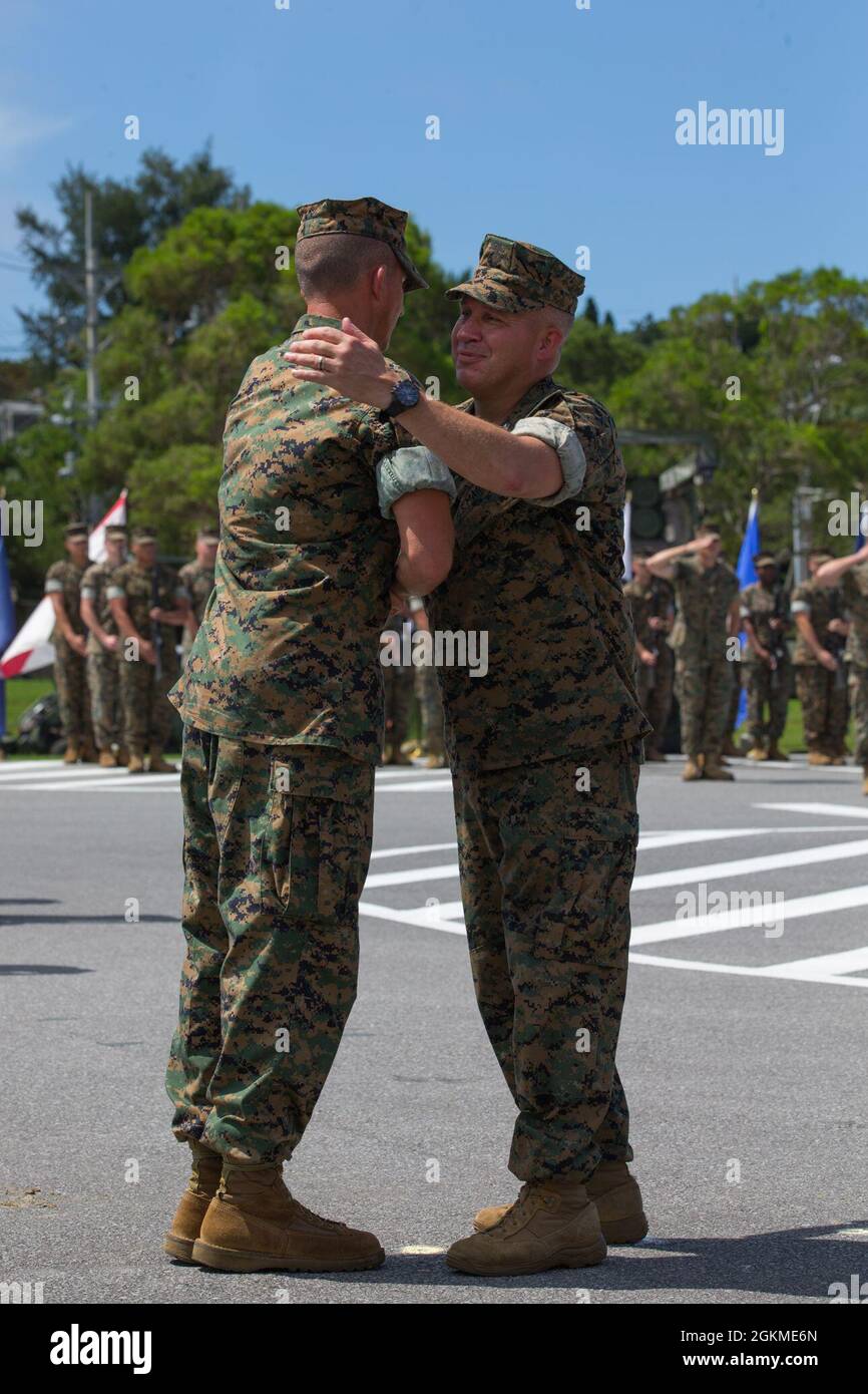 U.S. Marine Corps Col. Michael J. Roach (right) with 12th Marines, 3d ...