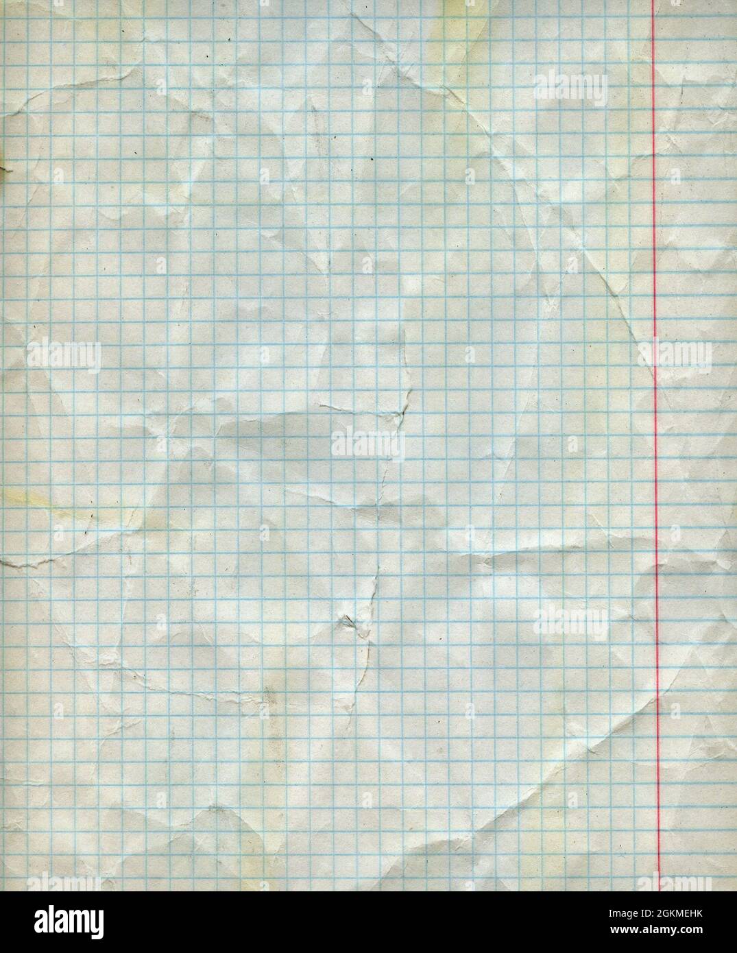 Detailed blank math paper sheet texture with margins Stock Photo - Alamy