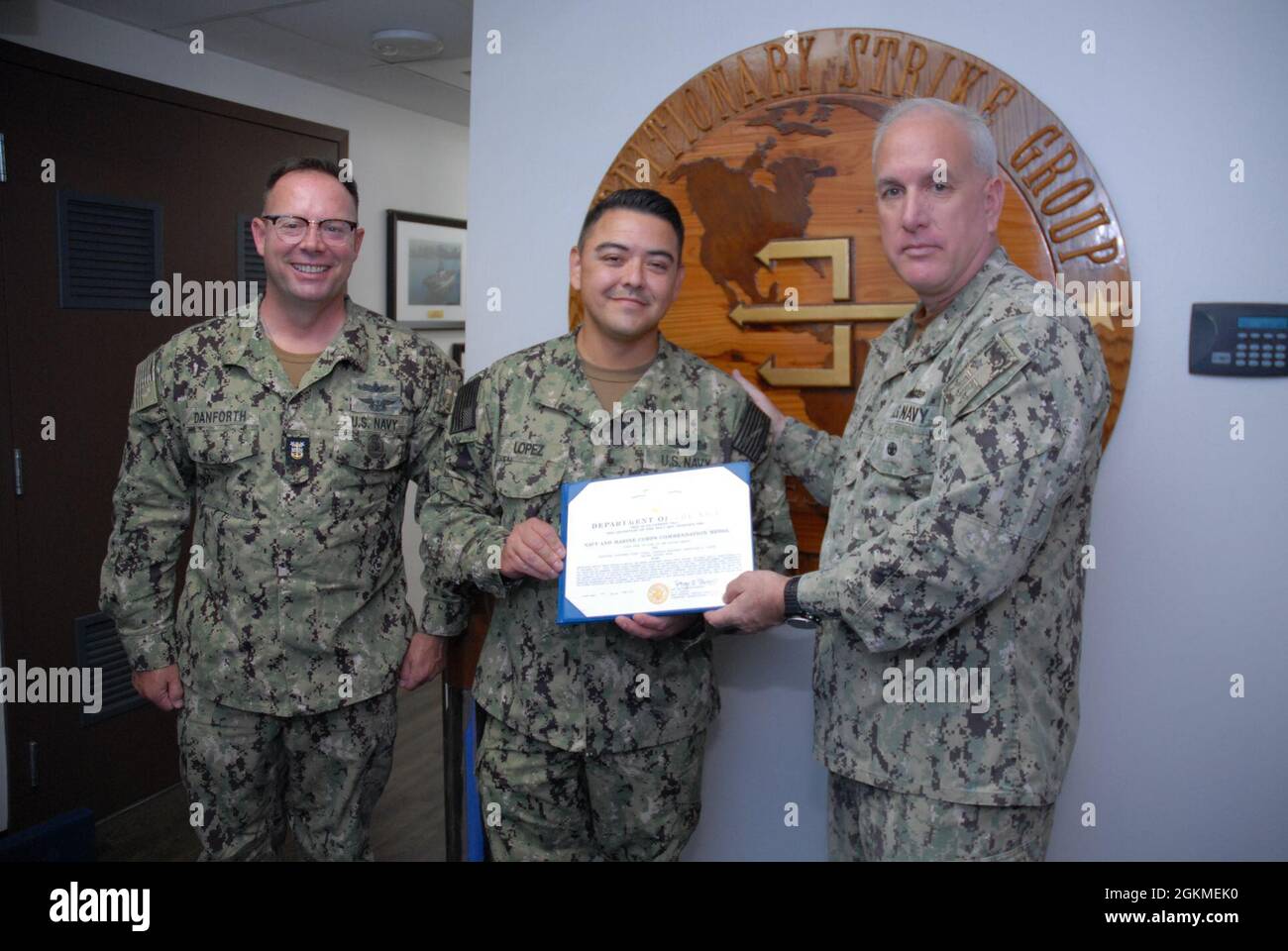Rear Adm. Philip Sobeck, commander, Expeditionary Strike Group (ESG) 3 ...