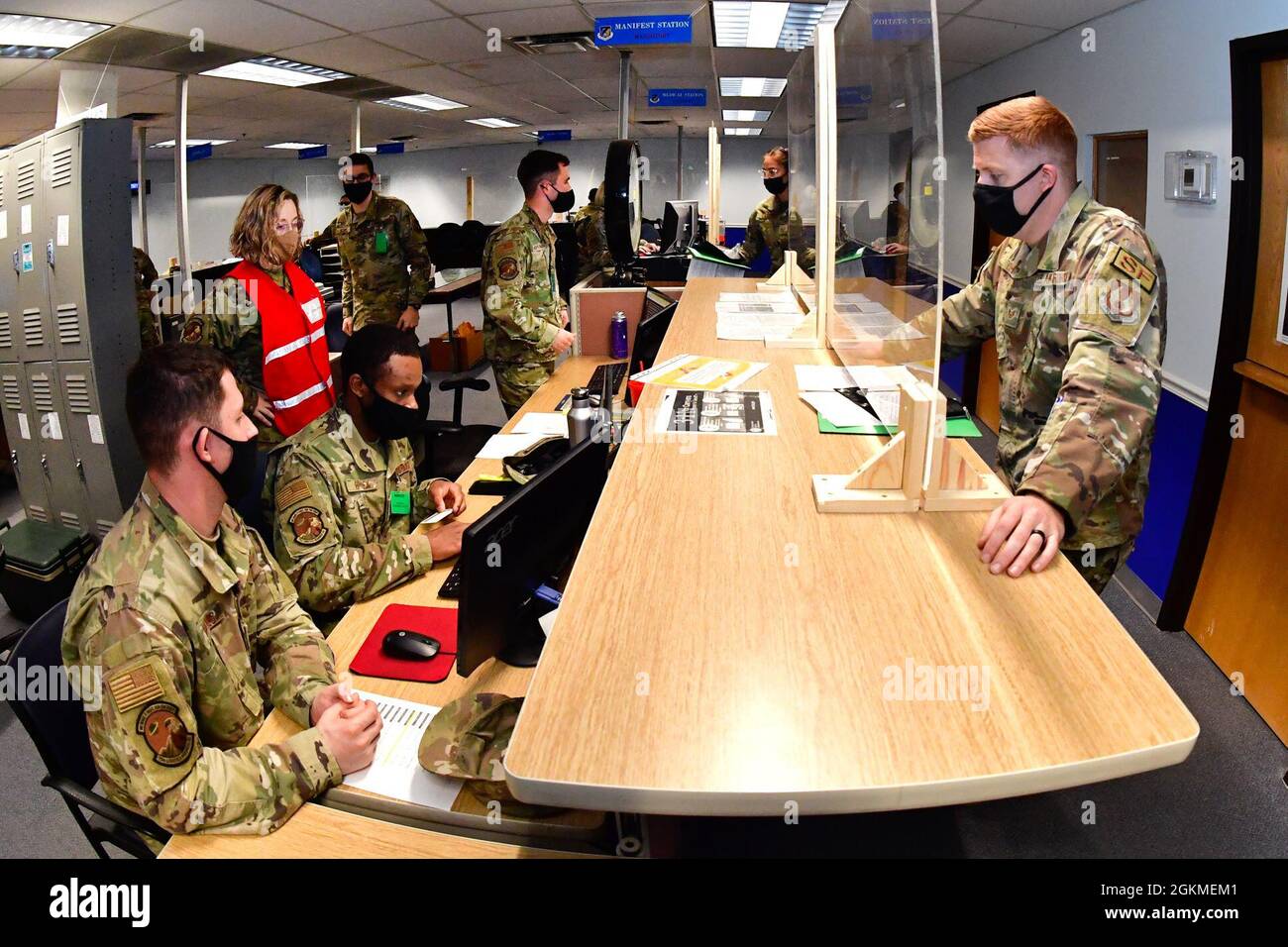 Staff Sgt. Patrick Cushing (right), 75th Security Forces Squadron is ...