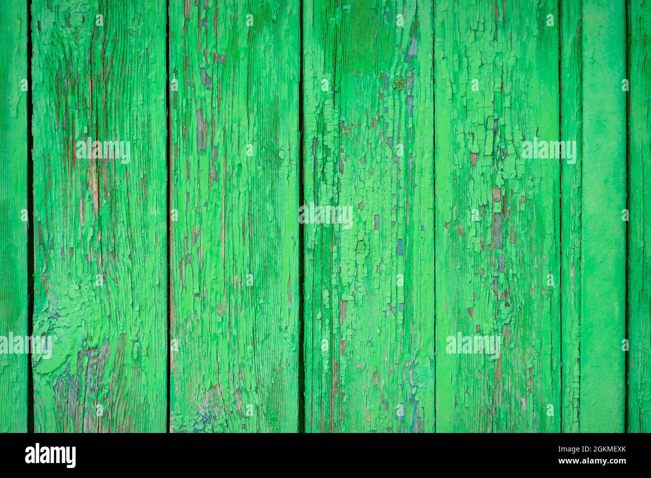 Green painted natural wood background texture. Closeup Stock Photo - Alamy