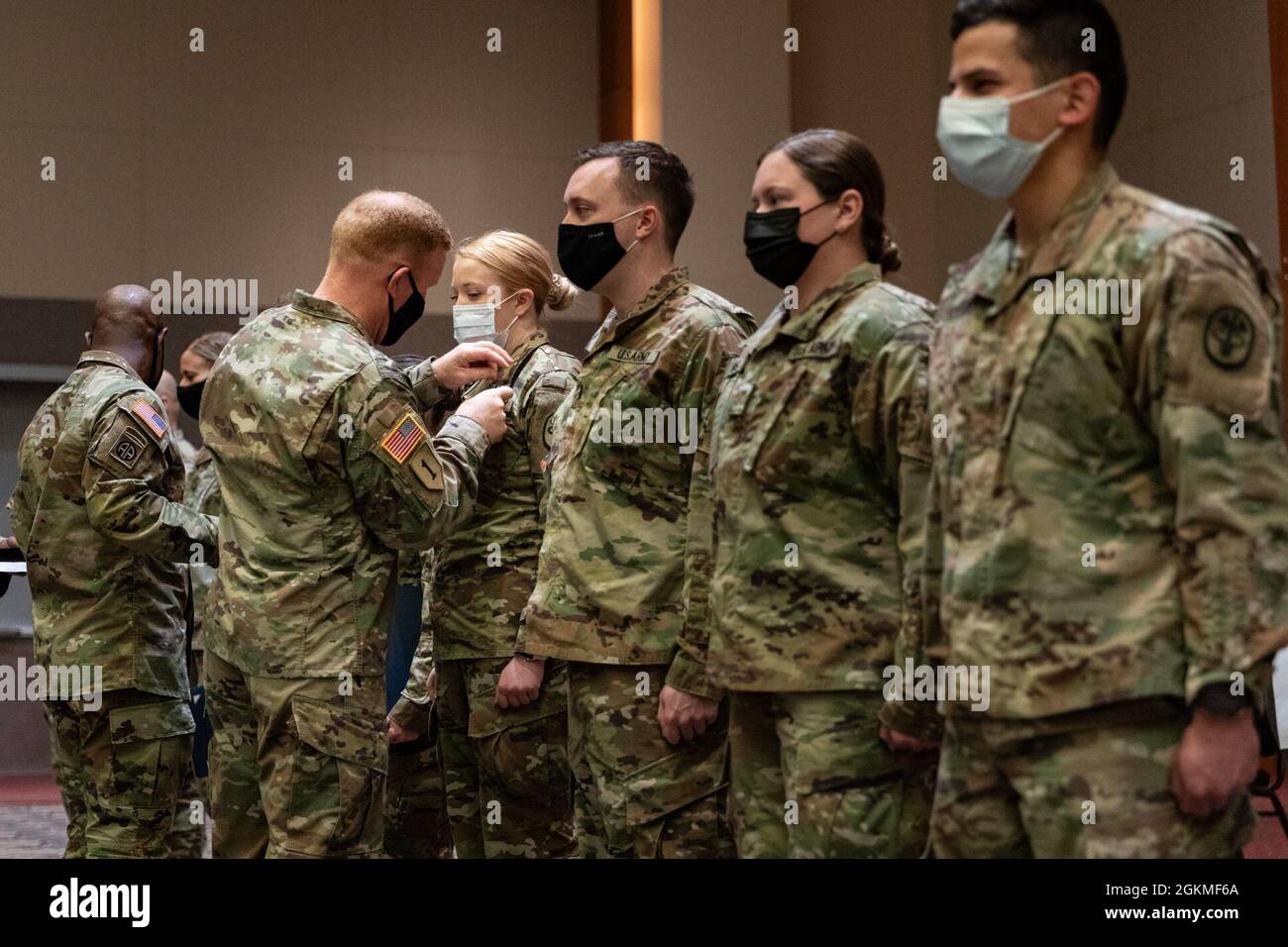 U.S. Army Lt. Col. Steven Dubuc, Vaccination Support Team Commander ...