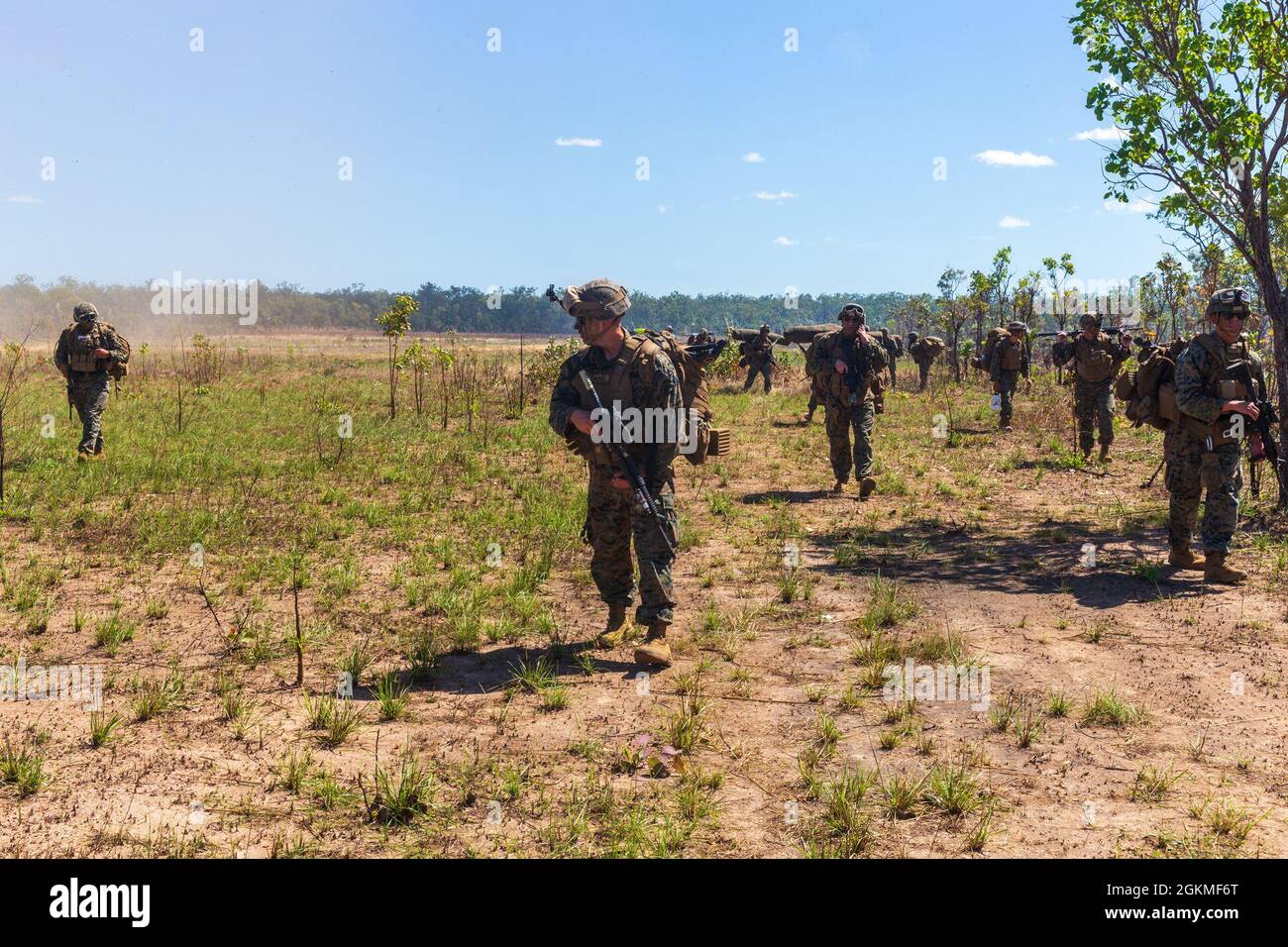 U.S. Marines with Alpha Battery, 2nd Low Altitude Air Defense Platoon ...