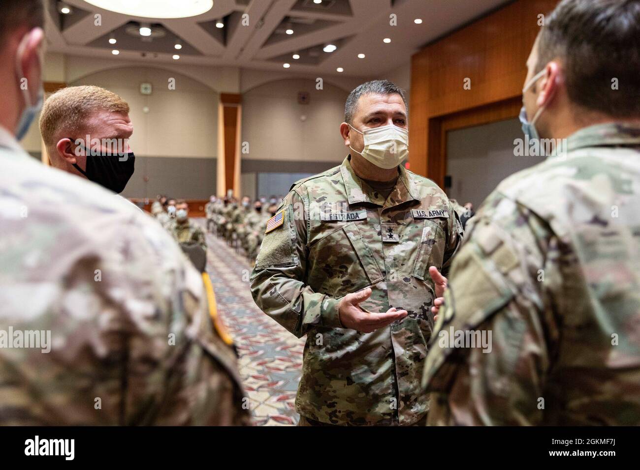 U.S. Army Maj. Gen Pablo Estrada, commanding general of 46 Military ...