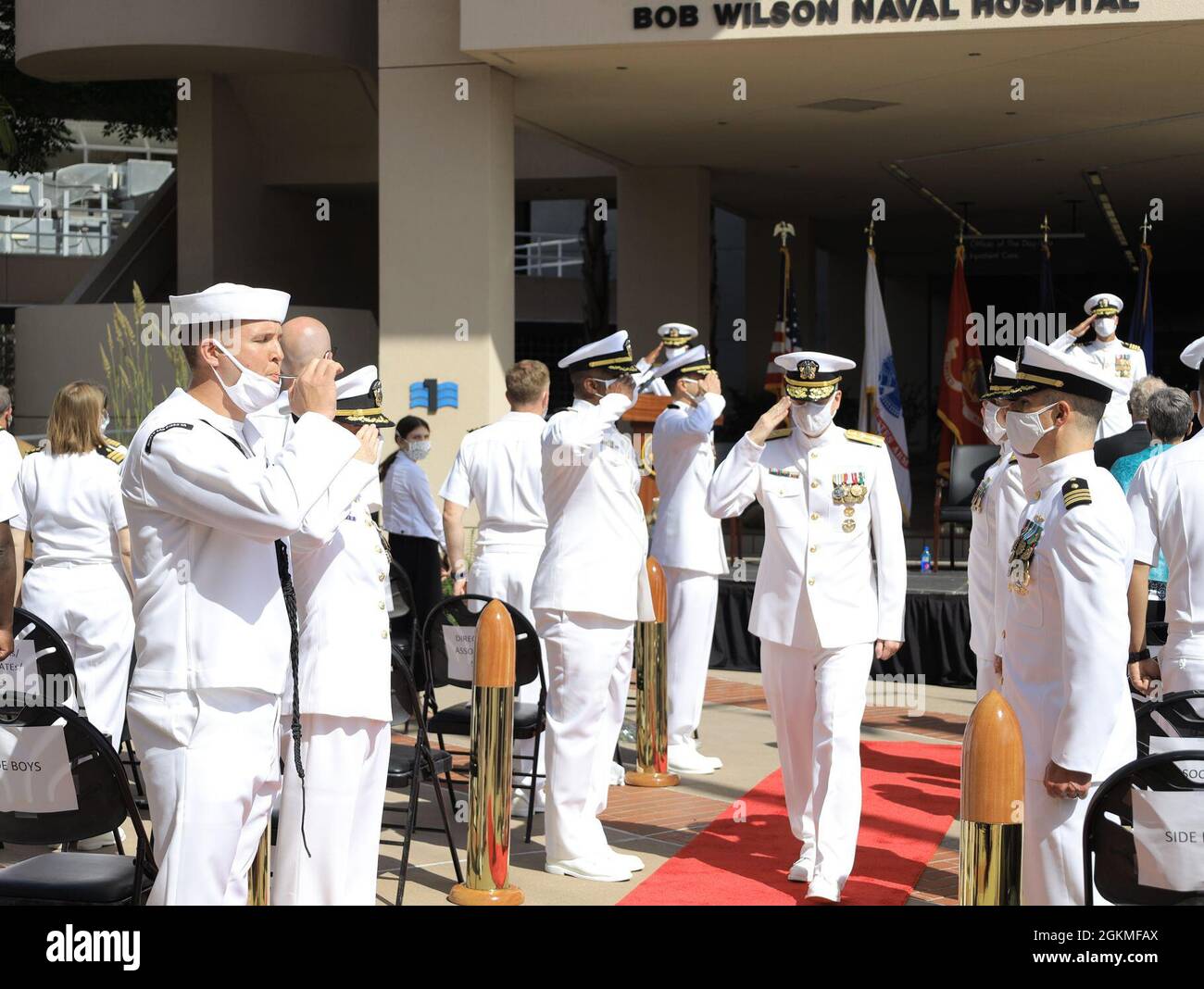 Naval Medical Forces Pacific Commander Rear Adm. Tim Weber, presiding ...