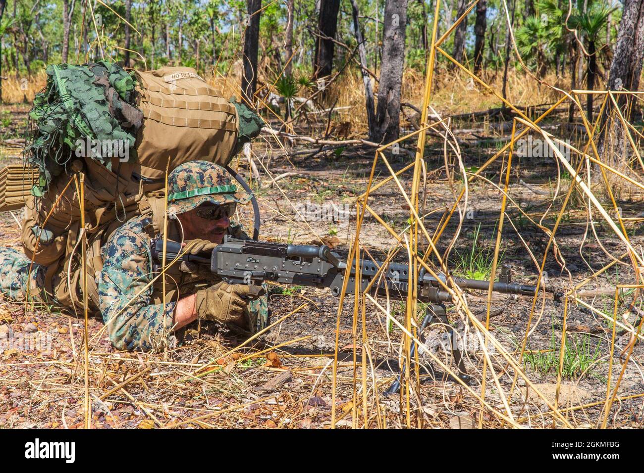 U.S. Marine Corps Lance Cpl. Corey Osterlon, a stinger gunner with ...