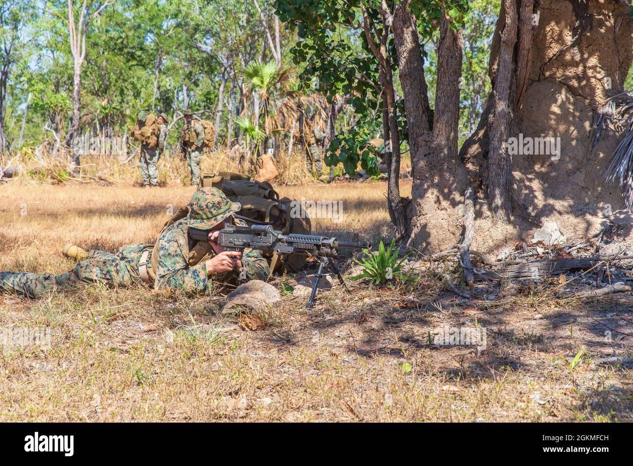 U.S. Marine Corps Lance Cpl. Cullen Koller, a stinger gunner with Alpha ...
