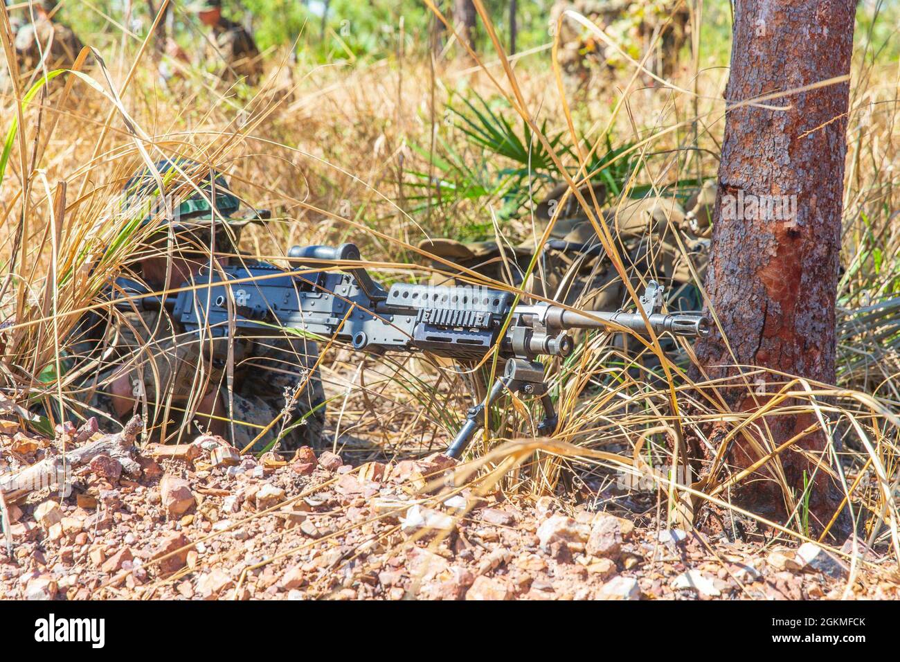 U.S. Marine Corps Lance Cpl. Cullen Koller, a stinger gunner with Alpha ...