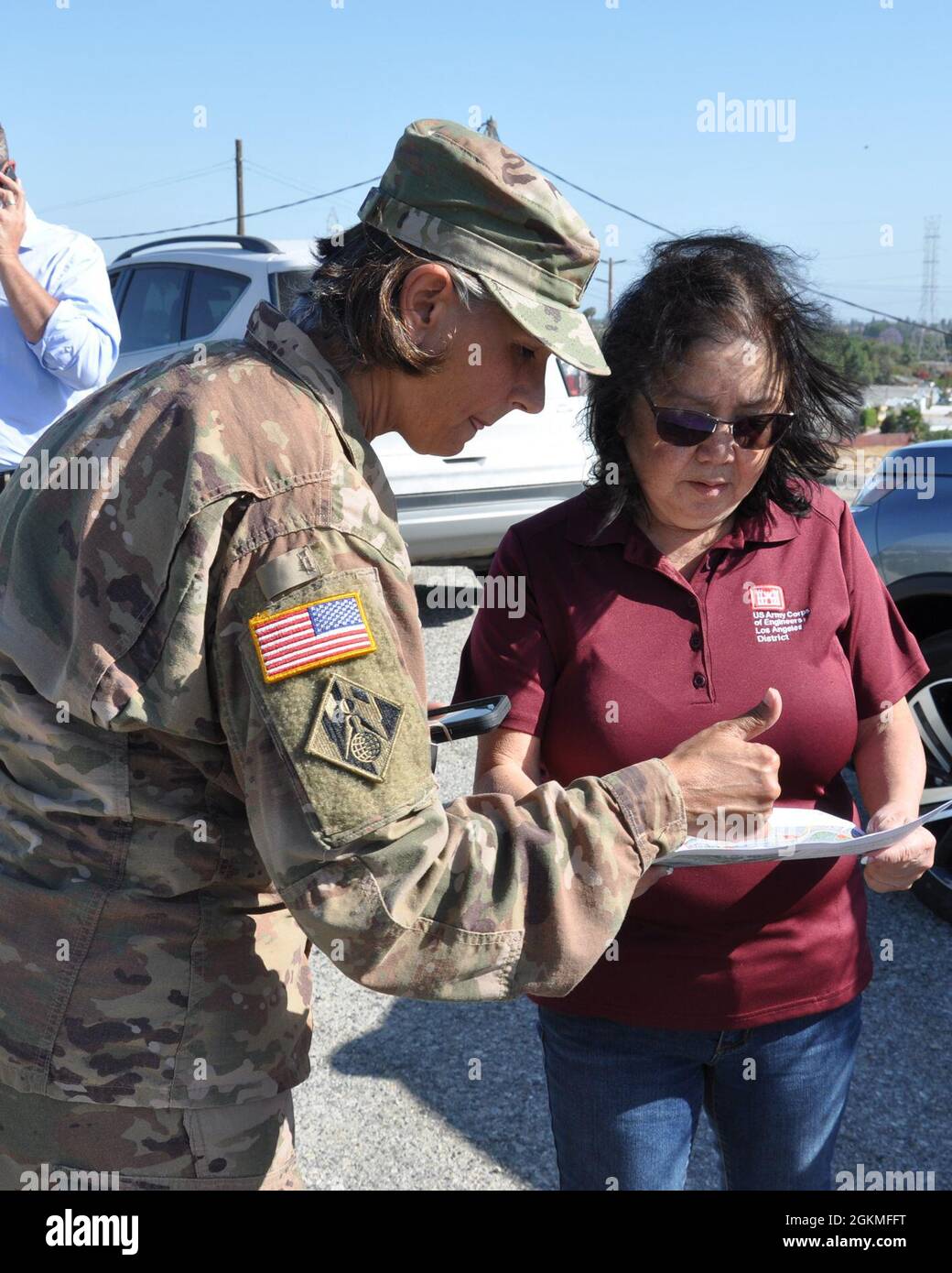 USACE Los Angeles District program manager Lt. Col. Malia Pearson and ...