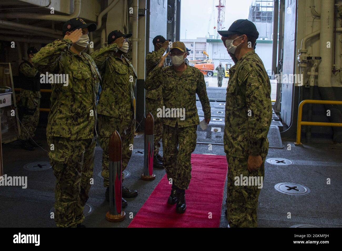 SASEBO, Japan (May 26, 2021) Rear Adm. Chris Engdahl, Commander ...