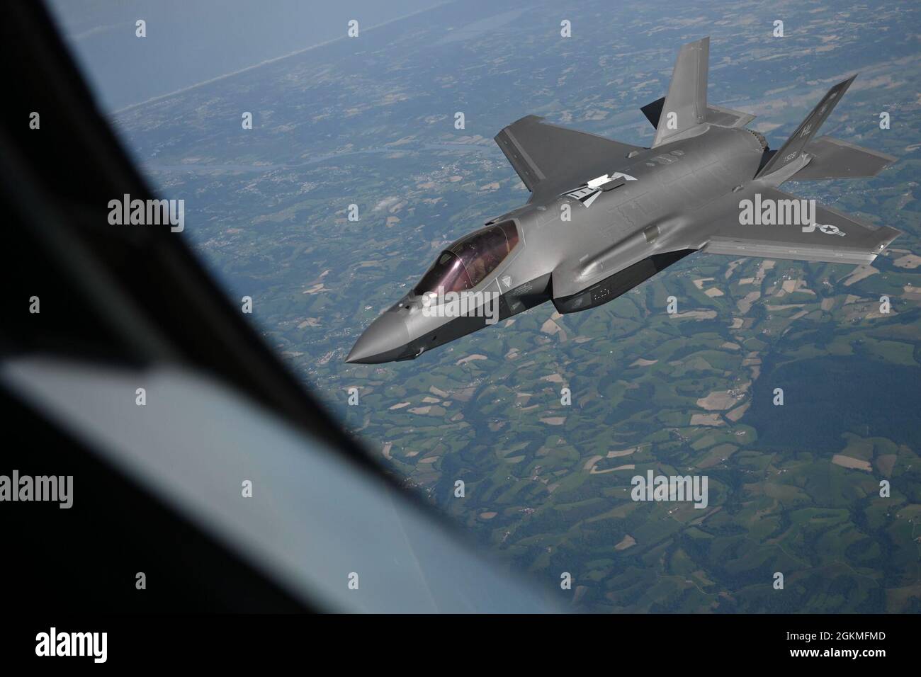 A U.S. Air Force F-35A Lightning II aircraft assigned to the 4th Fighter Squadron, Hill Air ...