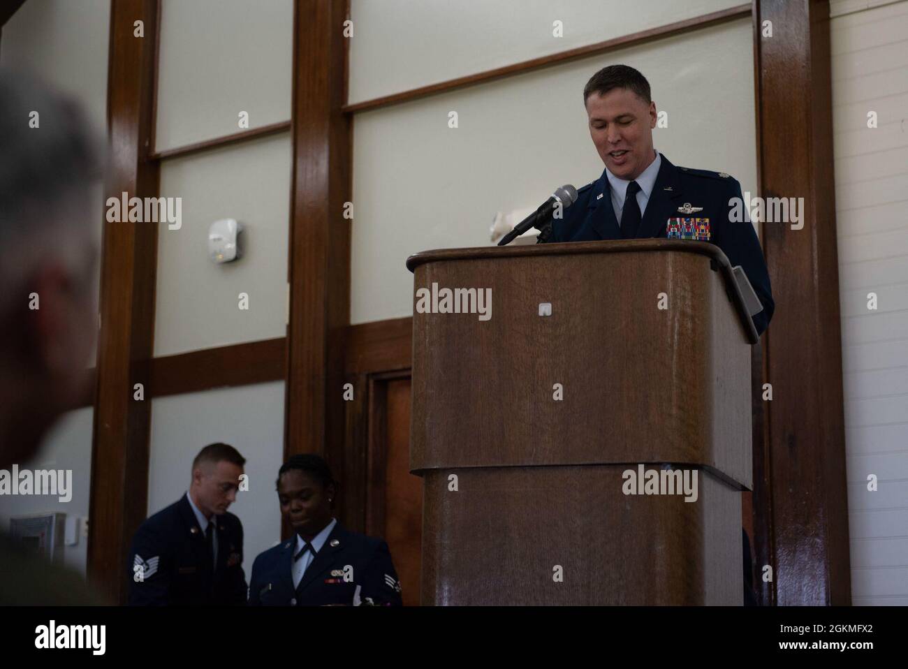 U.S. Air Force Lt. Col. Brian Neal, 36th Operations Support Squadron ...