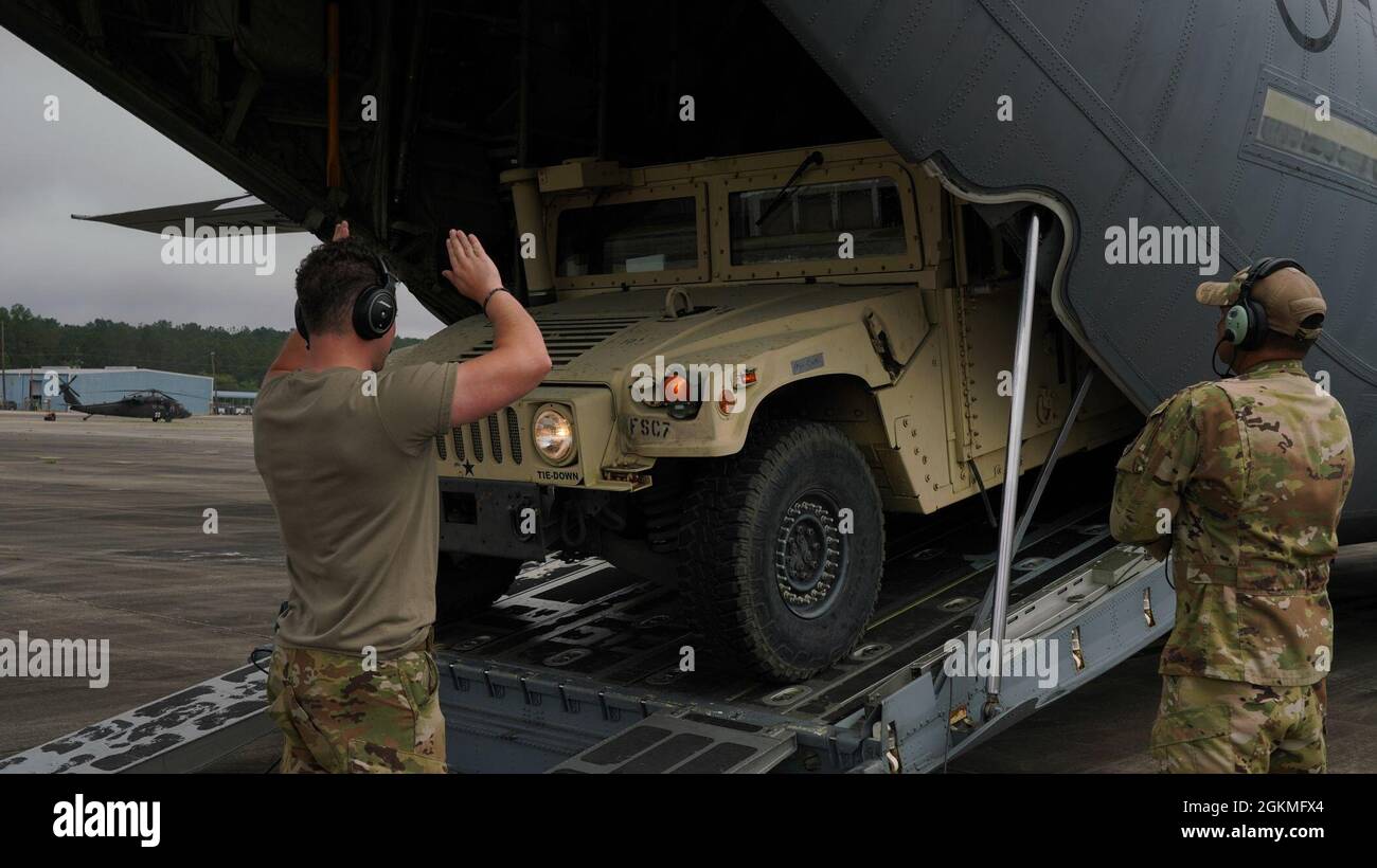 Airman 1st Class Mitchell Harvey, 815th Airlift Squadron loadmaster ...