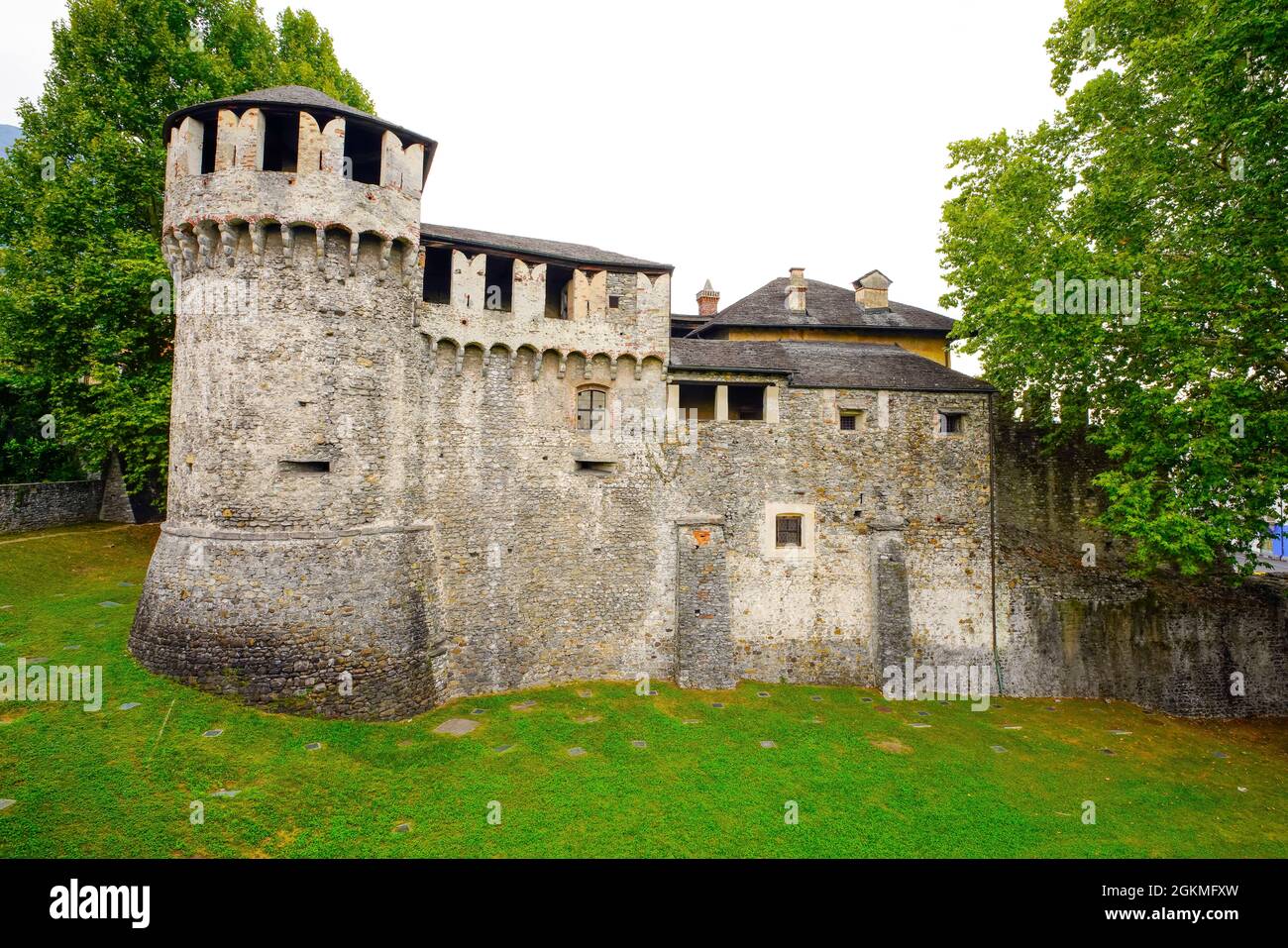 Medieval Visconteo Castle (Castello Visconteo) built IX-XVIII cent ...