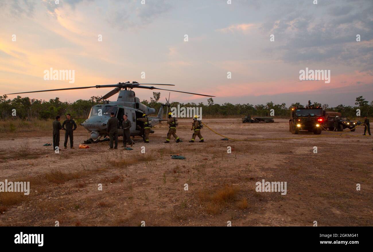 U.S. Crash Fire Rescue Marines with the Marine Medium Tiltrotor ...