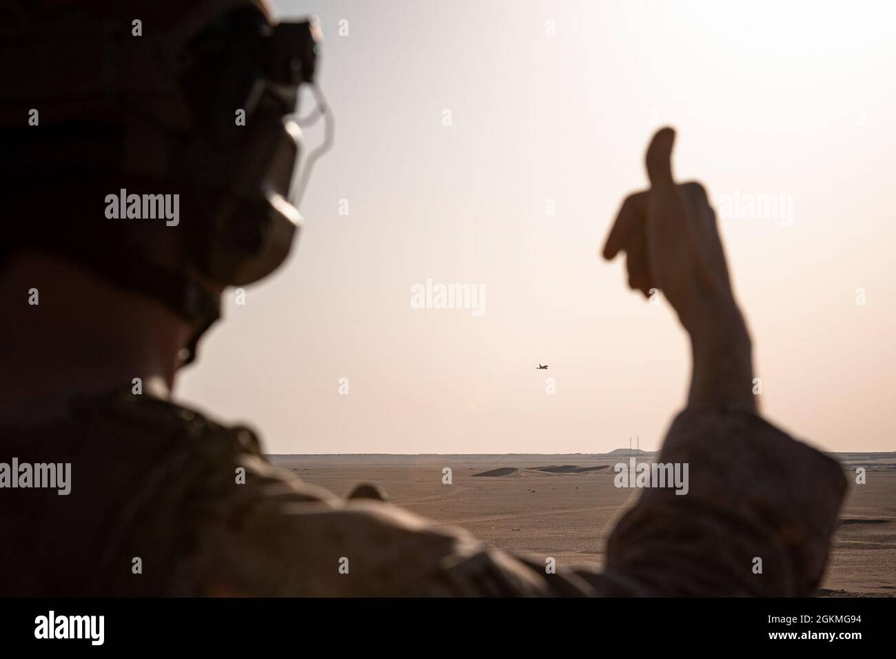 A U.S. Marine assigned to the Special Purpose Marine Air-Ground Task ...