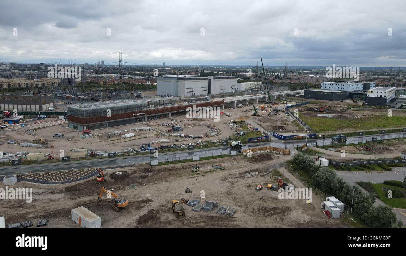 Barking power station aerial hi-res stock photography and images - Alamy
