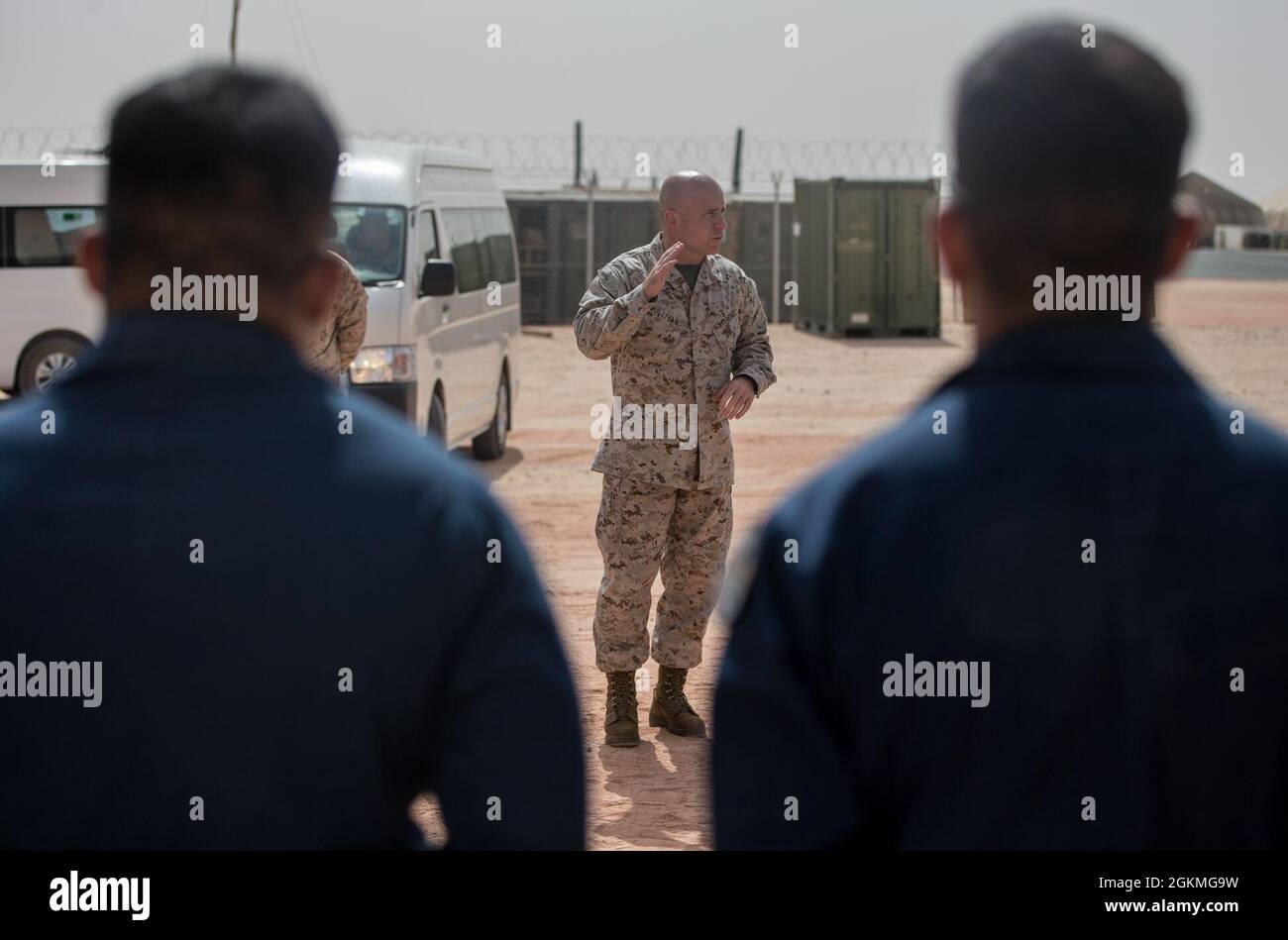 U.S. Marine Brig. Gen. Farrell J. Sullivan, commanding general, Task ...