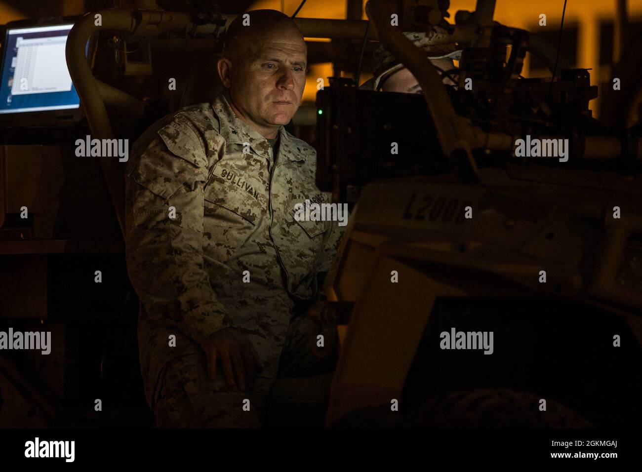 U.S. Marine Brig. Gen. Farrell J. Sullivan, commanding general, Task ...