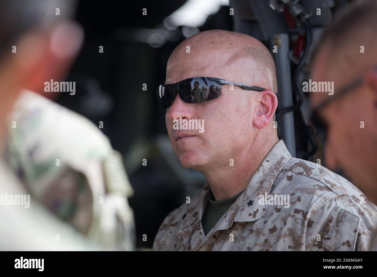 U.S. Marine Brig. Gen. Farrell J. Sullivan, commanding general, Task ...