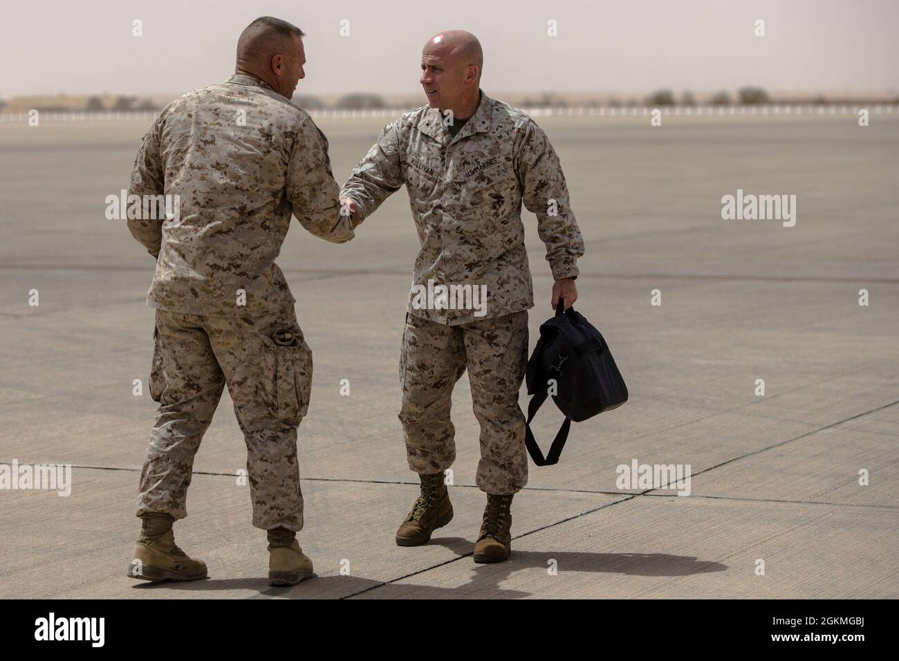 U.S. Marine Brig. Gen. Farrell J. Sullivan, commanding general, Task ...