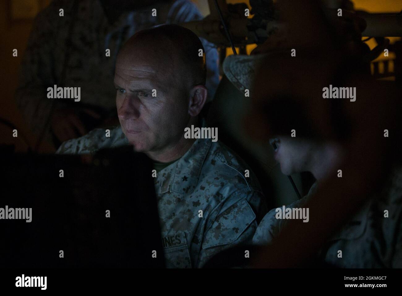 U.S. Marine Brig. Gen. Farrell J. Sullivan, commanding general, Task ...