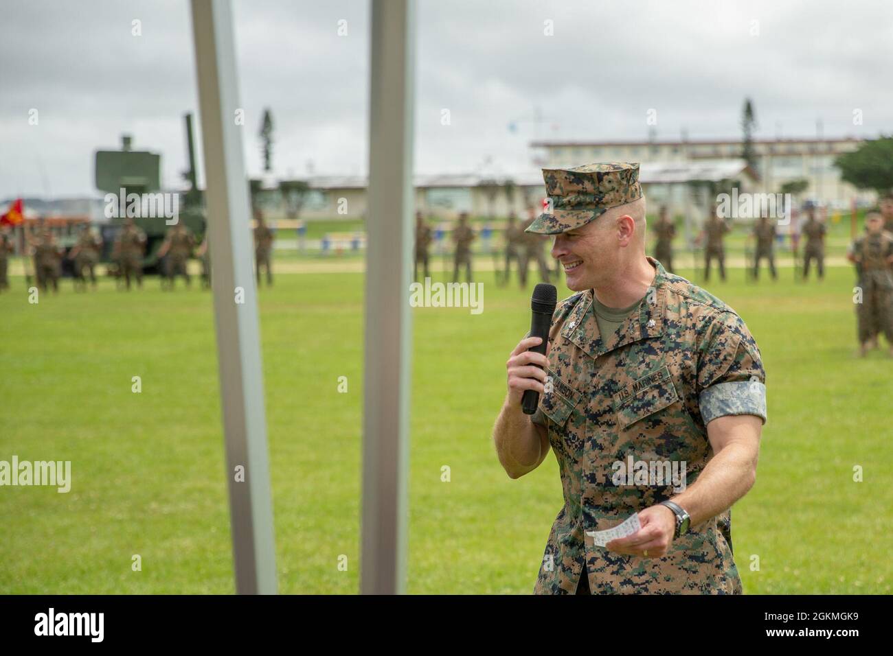 U.S. Marine Corps Lt. Col. Robert Williamson, commanding officer ...