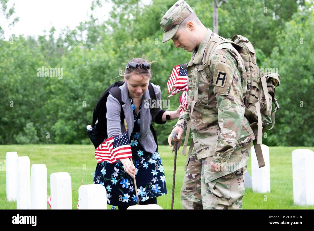 Flag placements hi-res stock photography and images - Alamy