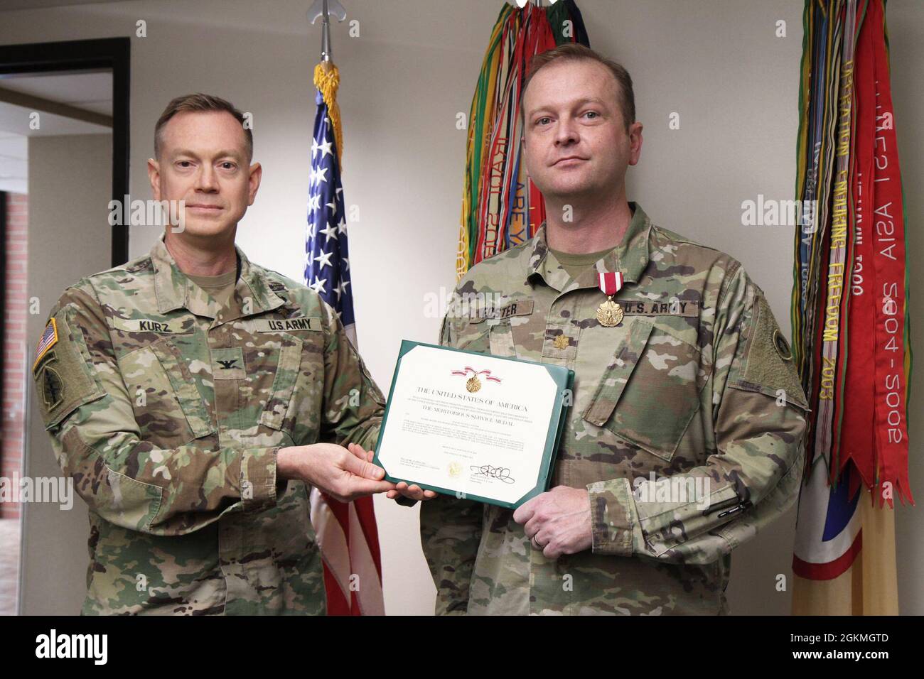 Maj. Steven Foster, G5 planner, 1st Theater Sustainment Command, stands ...