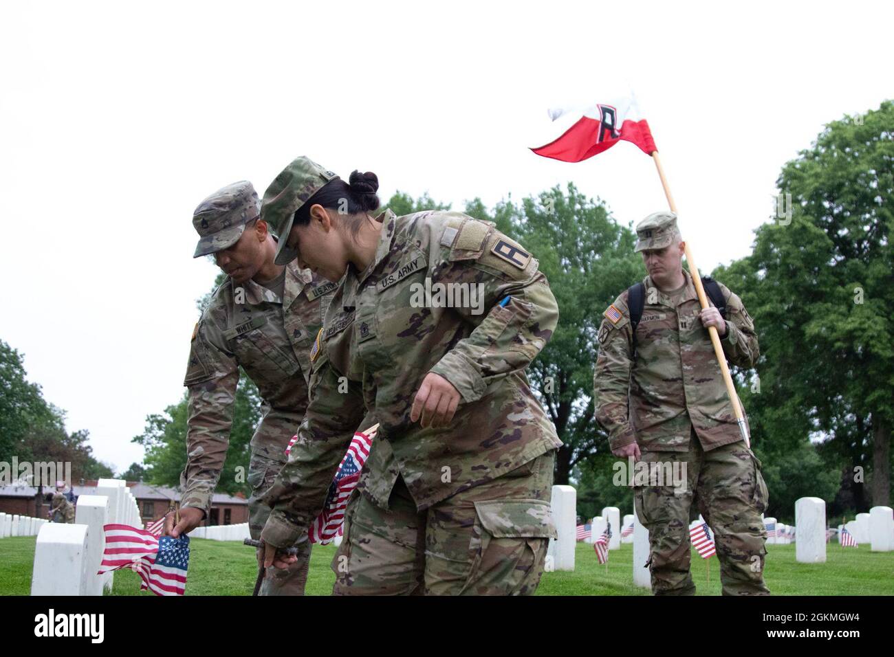 First Army HHD Staff, including HHD Commander, Cpt. Alexander Harmon ...