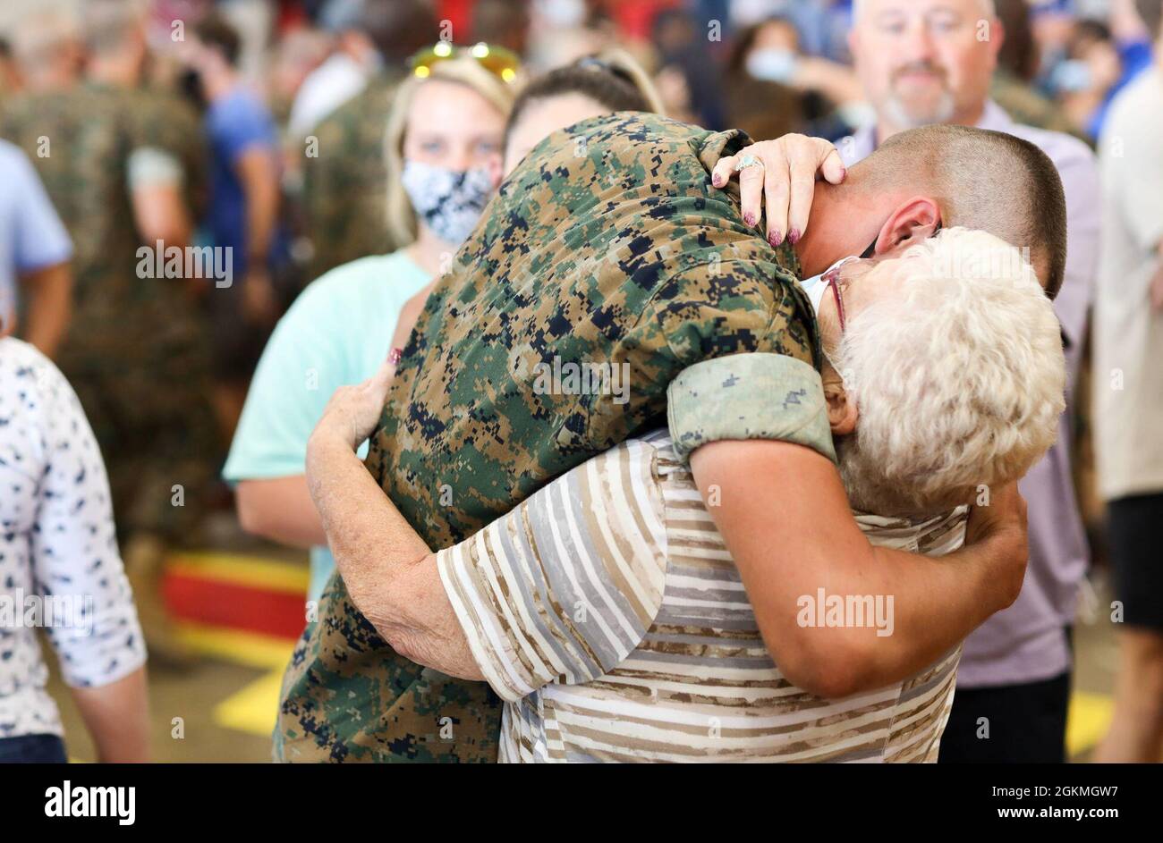 A U.S. Marine With Mike Company, 3rd Recruit Training Battalion ...