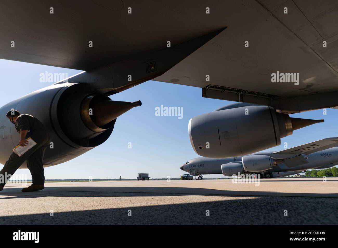 U.S. Air Force Lt. Col. Matthew Brito, a KC-135R Stratotanker pilot ...