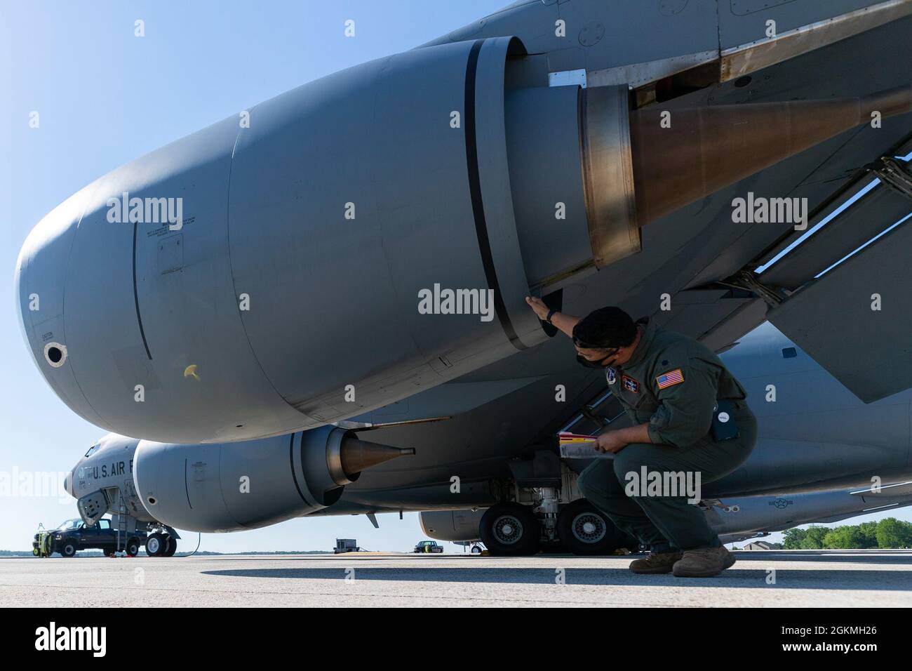U.S. Air Force Lt. Col. Matthew Brito, a KC-135R Stratotanker pilot ...