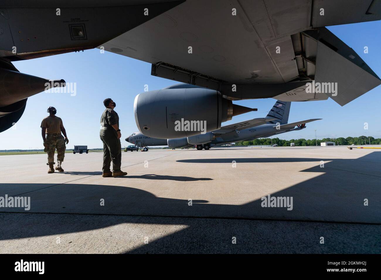 U.S. Air Force Lt. Col. Matthew Brito, a KC-135R Stratotanker pilot ...