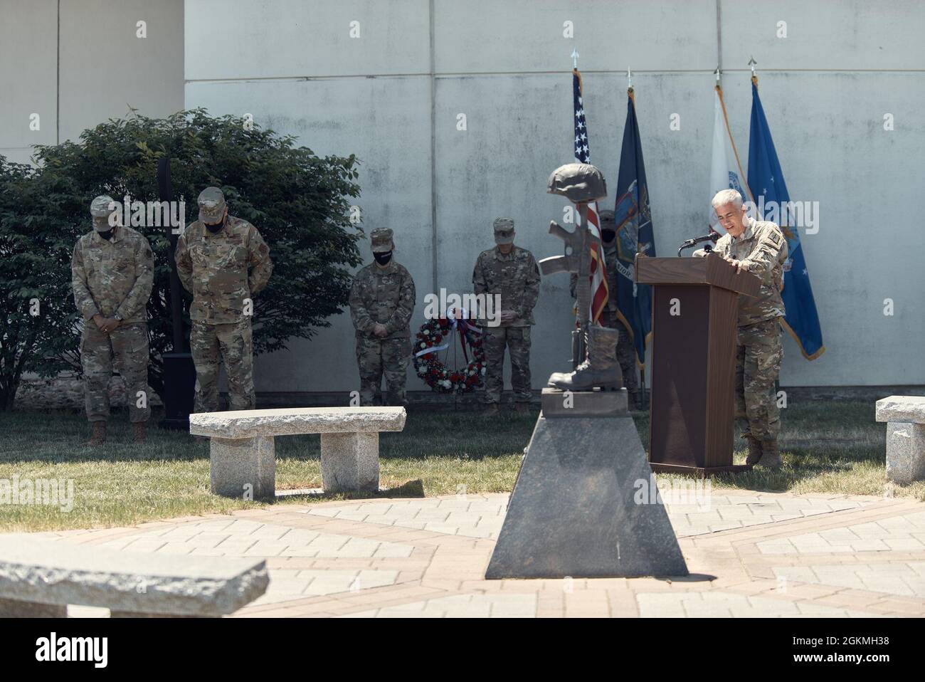 Army Lt. Col Doug Brock, a chaplain from New York National Guard Joint ...