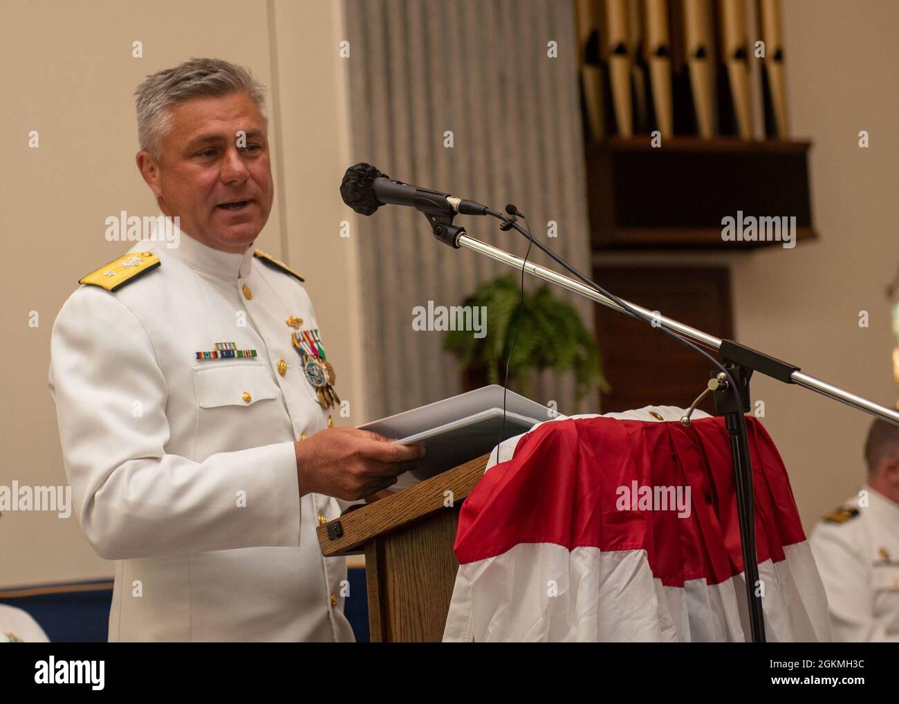 KINGS BAY, Ga., (May 27, 2021) Rear Adm. John Spencer, commander ...