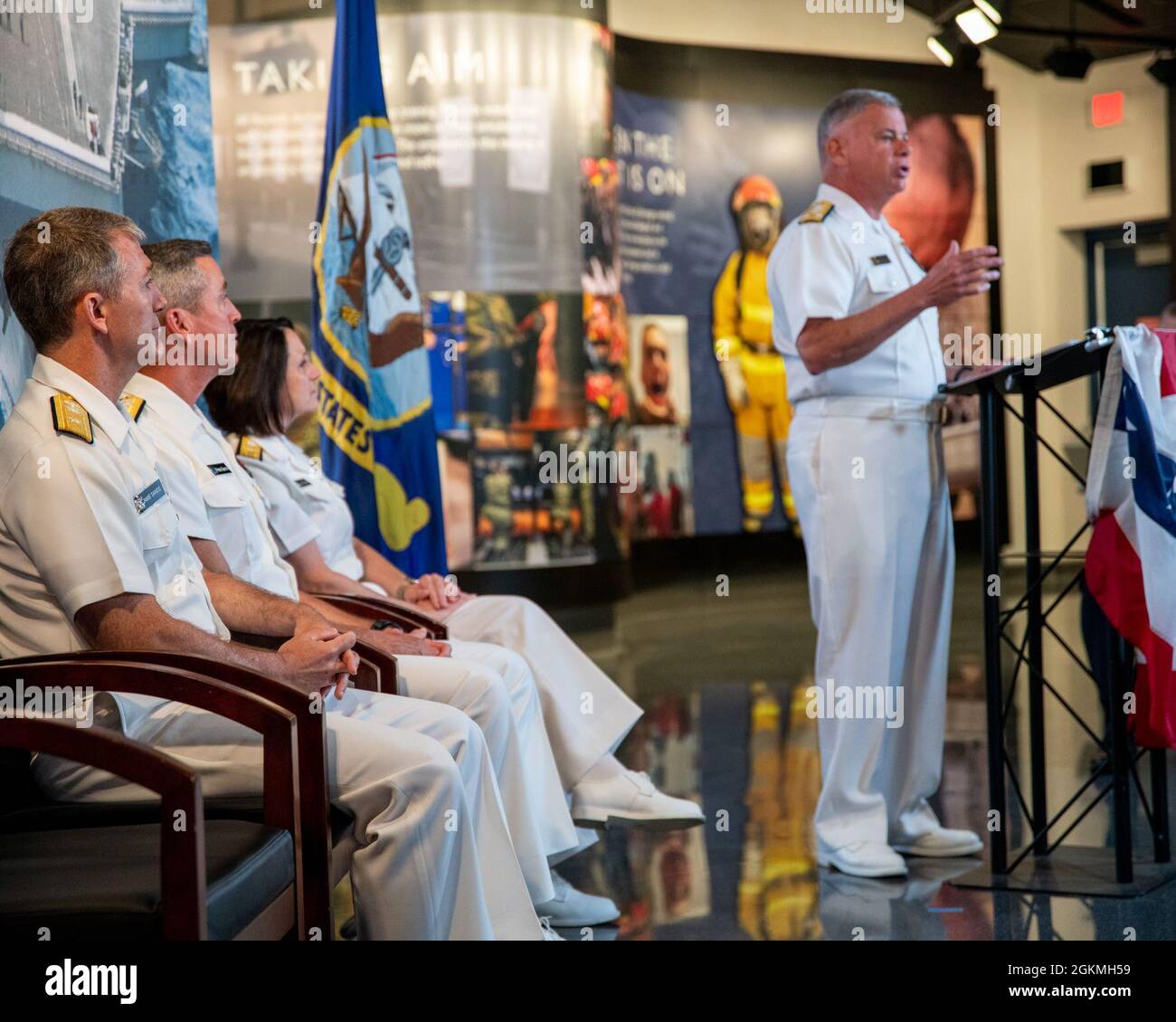 210527-N-PW480-0040 GREAT LAKES, Ill., (May 27, 2021) -- Vice Adm. John ...