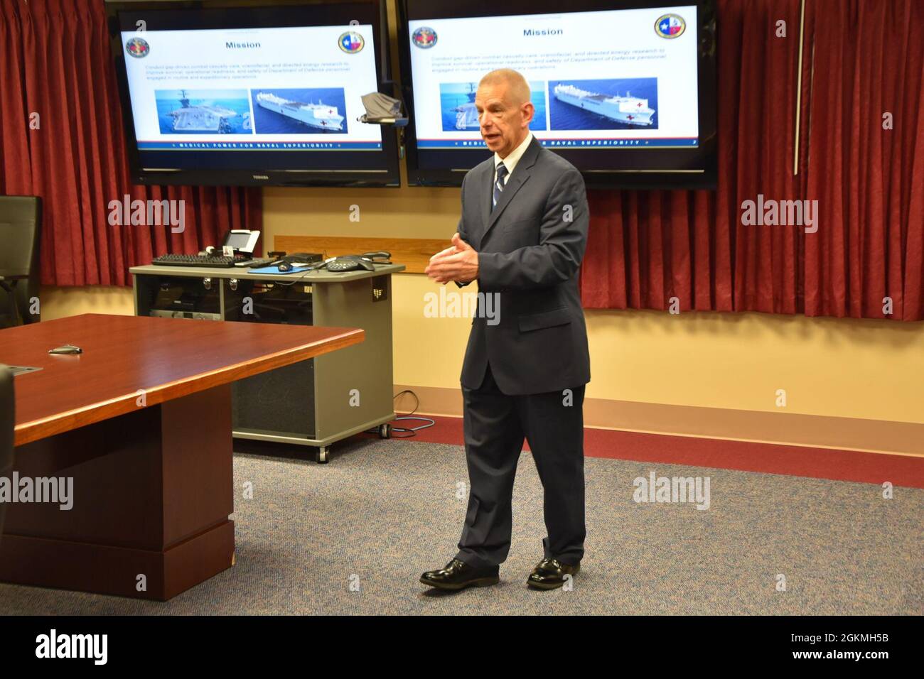 Dr. Sylvain Cardin, Chief Science Director for Naval Medical Research ...