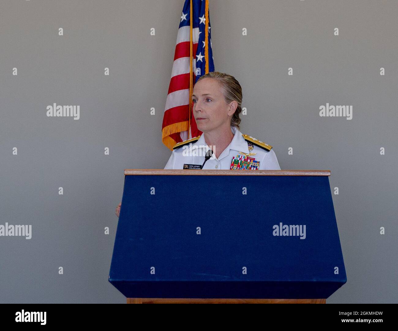 Rear admiral sara joyner hi-res stock photography and images - Alamy