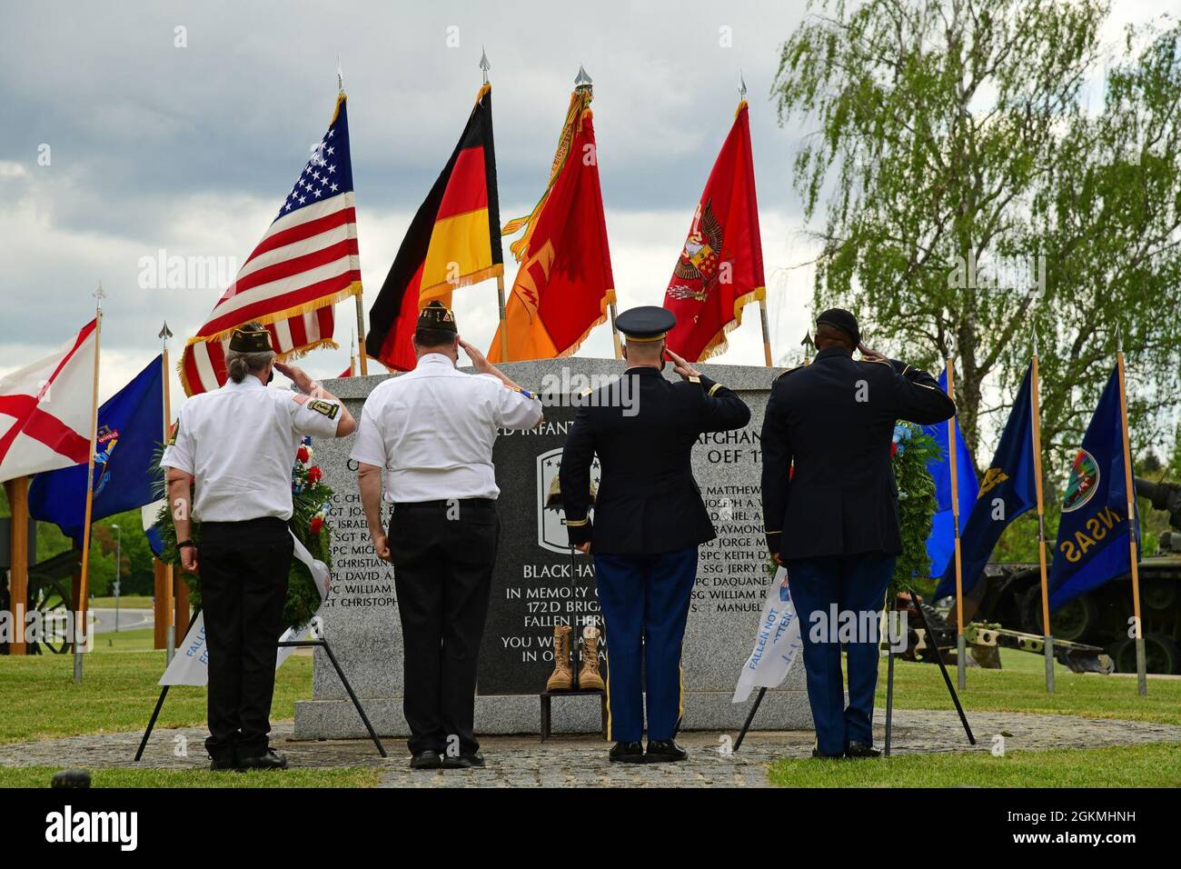U.S. Army Command Sgt. Maj. Rufus Davis, Col. Heath L. McCormick, and ...