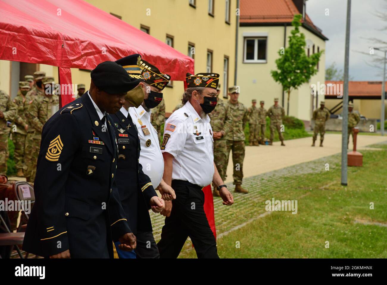 U.S. Army Command Sgt. Maj. Rufus Davis, Col. Heath L. McCormick, and ...